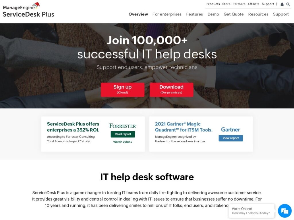 ServiceDesk Plus – Toplist HQ