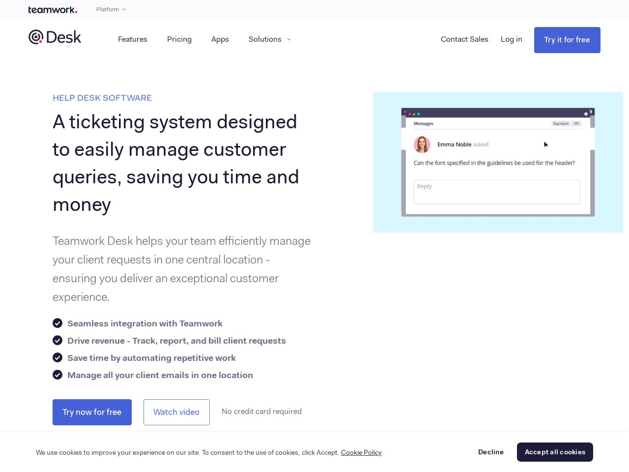 Teamwork Desk – Toplist HQ