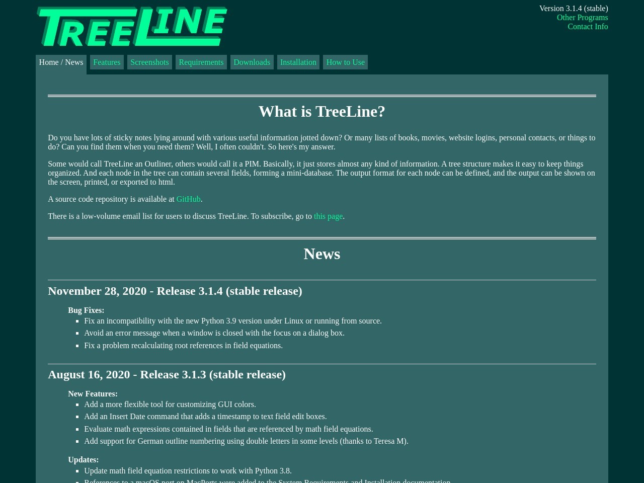 TreeLine – Toplist HQ